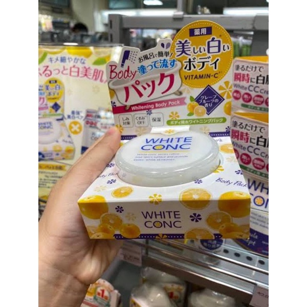Jual white conc whitening body pack original jepang | Shopee Indonesia