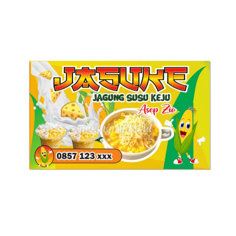 Jual SPANDUK/BANNER JASUKE 1X60 CUSTOM DESIGN | Shopee Indonesia