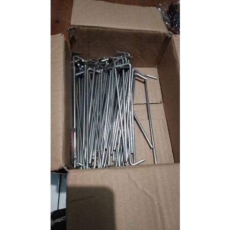 Jual Pasak Patok Besi Tenda Camping Outdoor | Shopee Indonesia