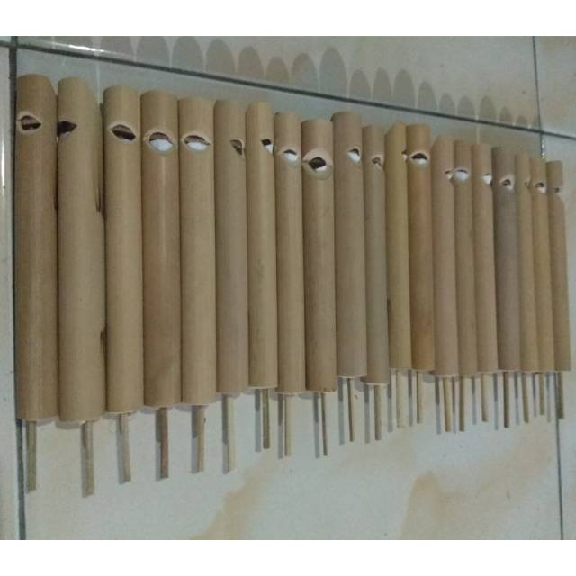 Jual (BISA COD) 1 SET PELUIT BAMBU BUNYI CUIT-CUIT BURUNG ISI 20 PCS ...