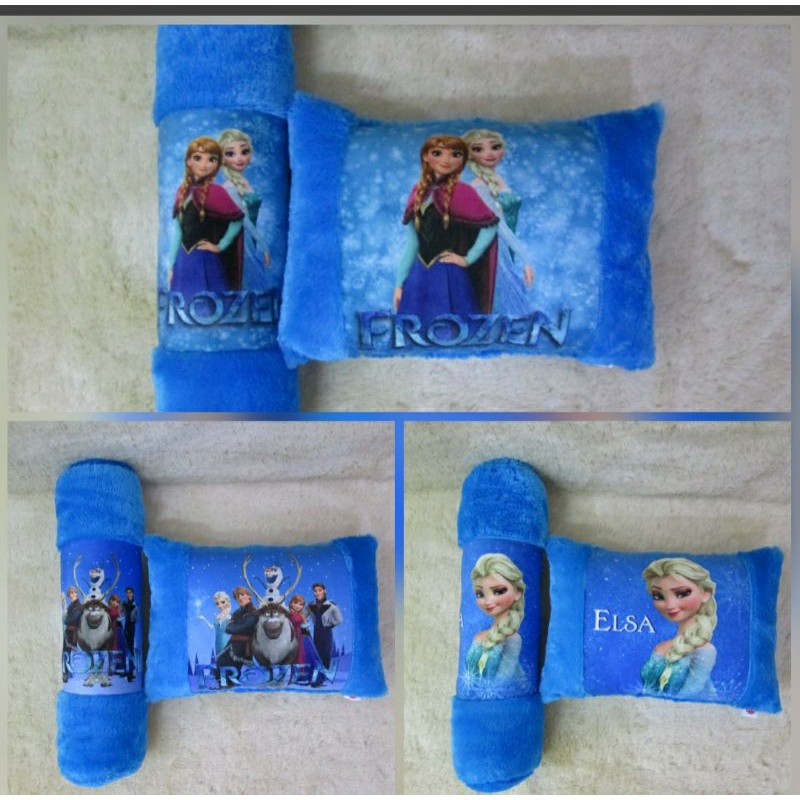 Jual DREAMTOYS96 Bantal guling set Anna Elsa Frozen rudolf snowman olaf ...