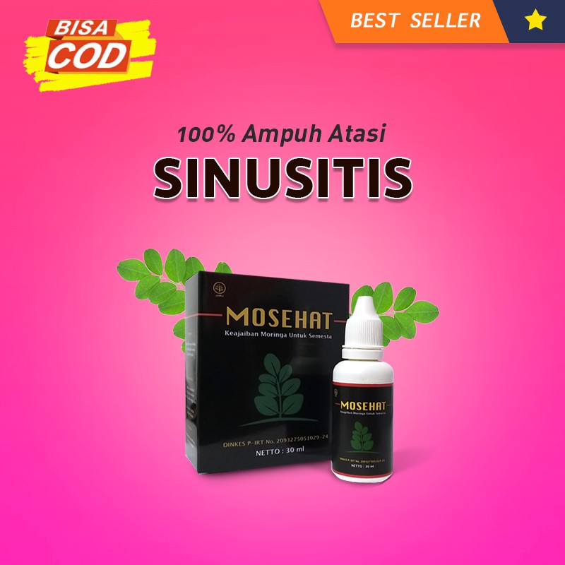 Jual Obat Sinusitis Paling Ampuh | Mosehat Obat Herbal Sinusitis Kronis ...