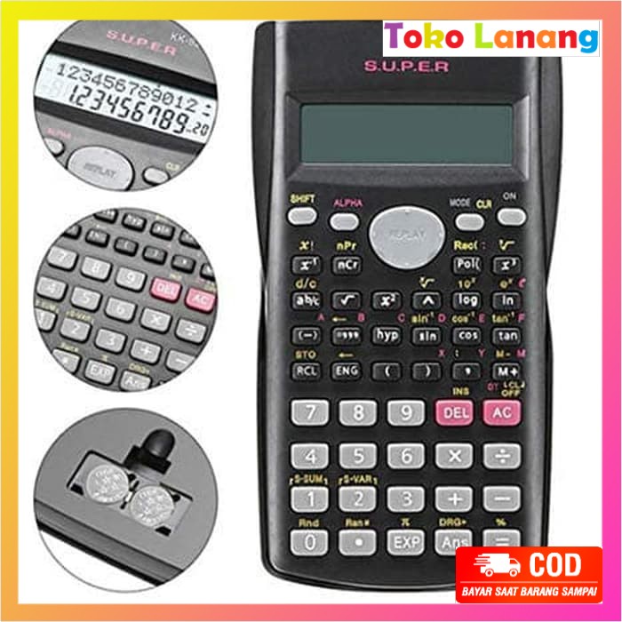 Jual TWL- KALKULATOR MULTIFUNGSI SCIENTIFIC CALCULATOR 2 LINE DISPLAY ...