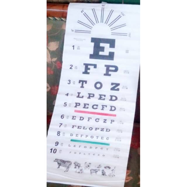 Jual Snellen card snellen cart | Shopee Indonesia