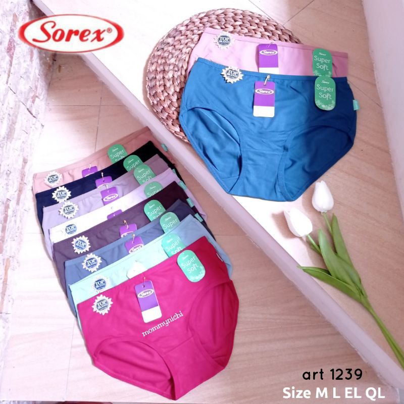 Jual Celana Dalam Wanita Sorex Super Soft Art 1239 , 1257 Original | Shopee Indonesia