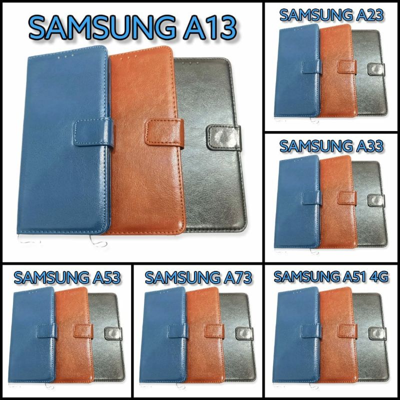 Jual FLIPCOVER KULIT SAMSUNG A26 A36 A56 A16 A15 A25 A35 A55 A05 A05S A34 A54 A14 A04 A04E A04S ...