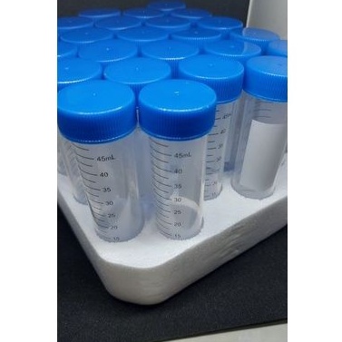 Jual CENTRIFUGE TUBE 50 ML WITH RACK TABUNG VALKON 50 ML RAK TABUNG ...