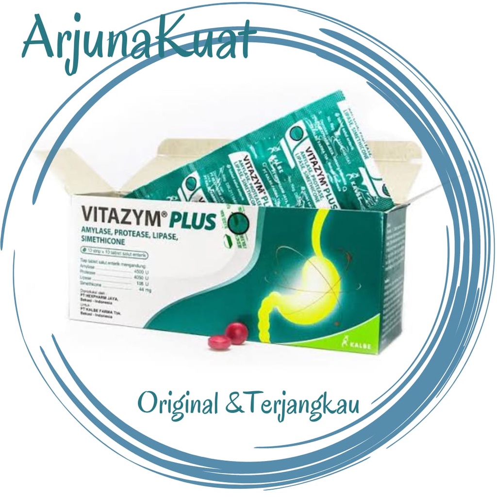 Jual ENZYM PENCERNAAN VITAZYM PLUS BOX | Shopee Indonesia