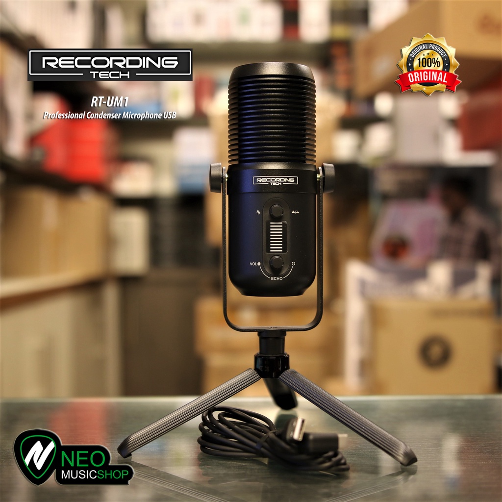 Jual Recording Tech RT UM1 Multi pattern Usb Condenser Microphone ...