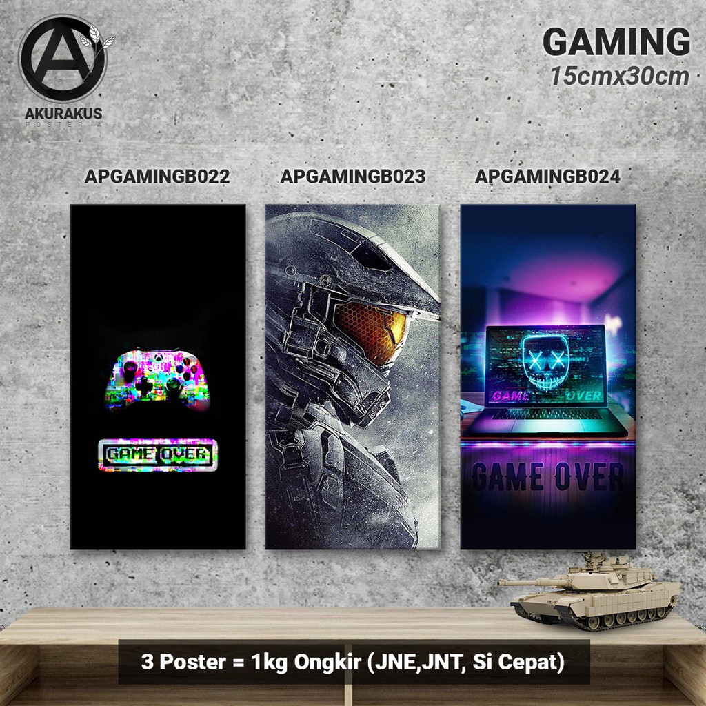 Jual WALL DECOR HIASAN DINDING POSTER KAYU GAMING GAMERS VIDEO GAMES ...