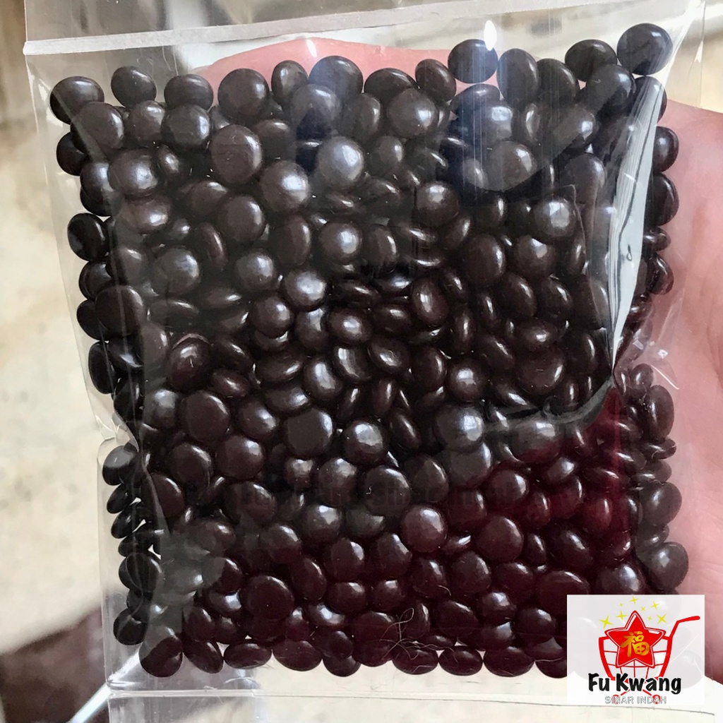 Jual Elmer Choco Chips Half Round HR 100 gram - DARK - COLORED RAINBOW ...