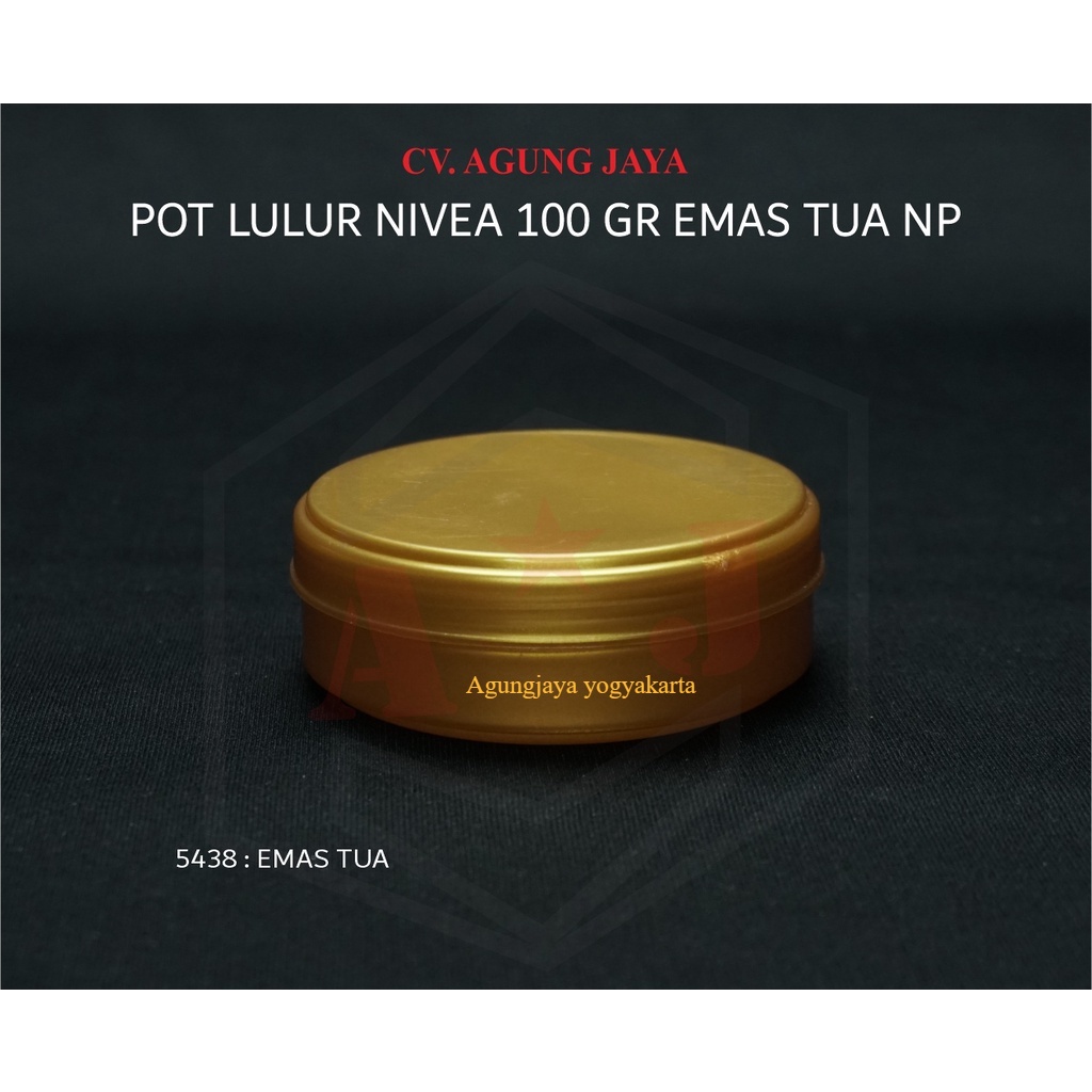 Jual Pot Lulur 100 g Gold/Pot Lulur Nivea 100 g Gold/Pot Pomade 100 g ...