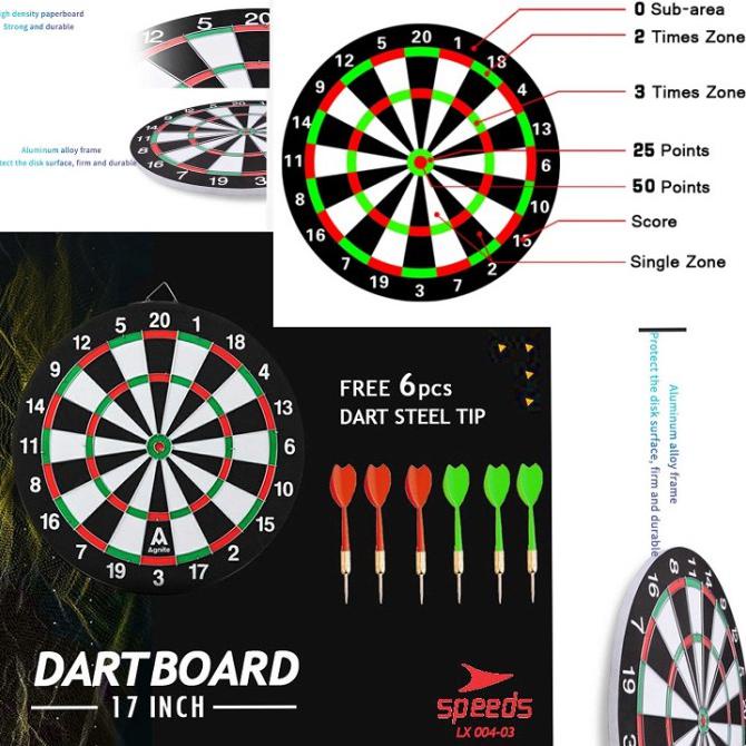 Jual Hadir Papan Dart Board Game Pro Besar - Dinding Papan Busur Panahan Dart - Dart 12", Bubble ...