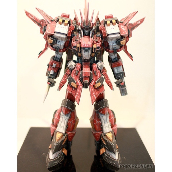 Jual DIY Papercraft Lembar Pola Robot Mecha RIESE Tinggi 48cm Kertas ...