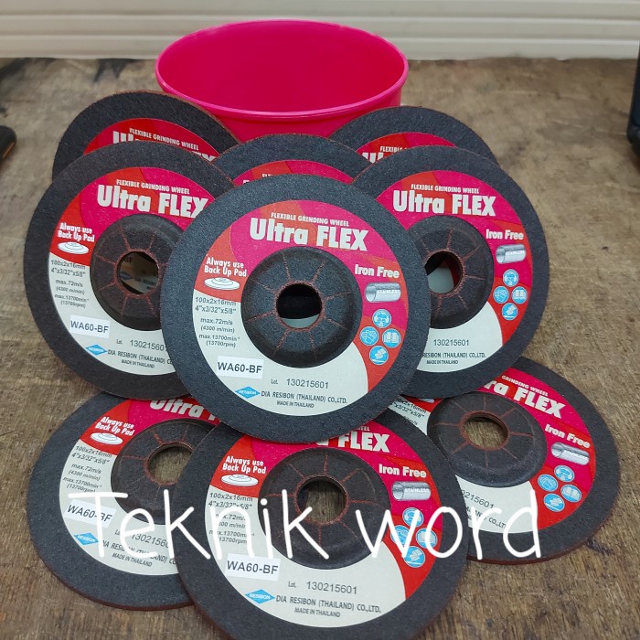Jual Produk Terbaru Batu Gerinda Poles Ultra Flex Wa60-Bf Flexible ...