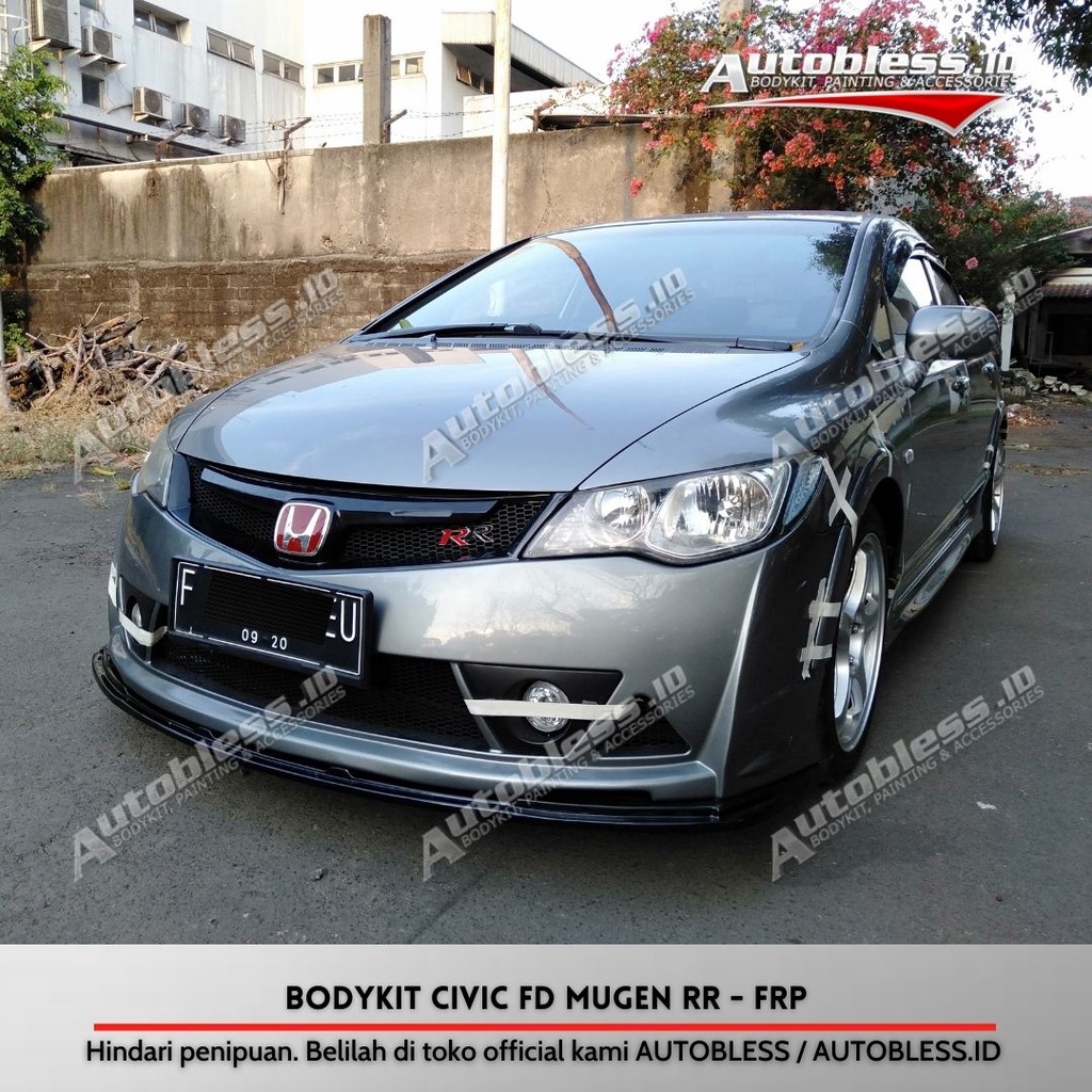 Jual Bodykit Honda Civic FD Mugen RR FRP Bahan Import | Shopee Indonesia