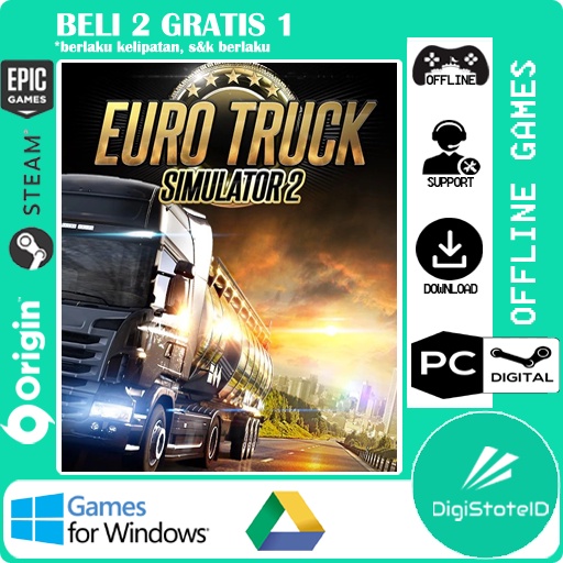 Jual Euro Truck Simulator 2 / ETS 2 All Version - Game PC | Shopee ...