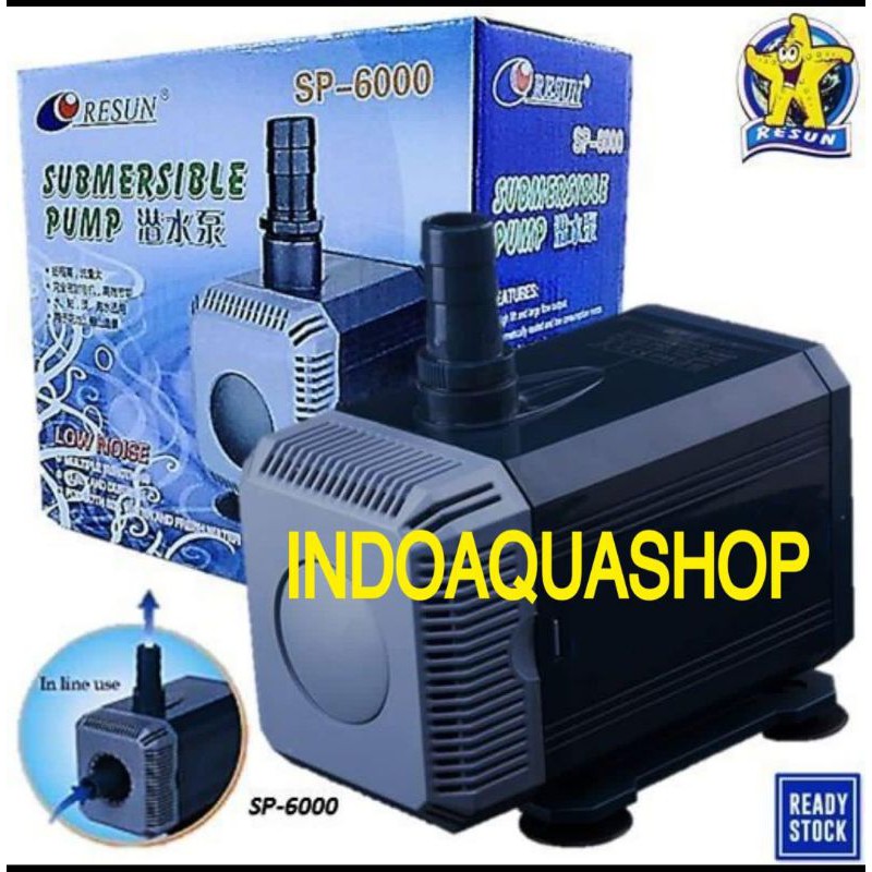 Jual Resun SP-6000 Pompa Air Celup Submersible Water Pump | Shopee ...