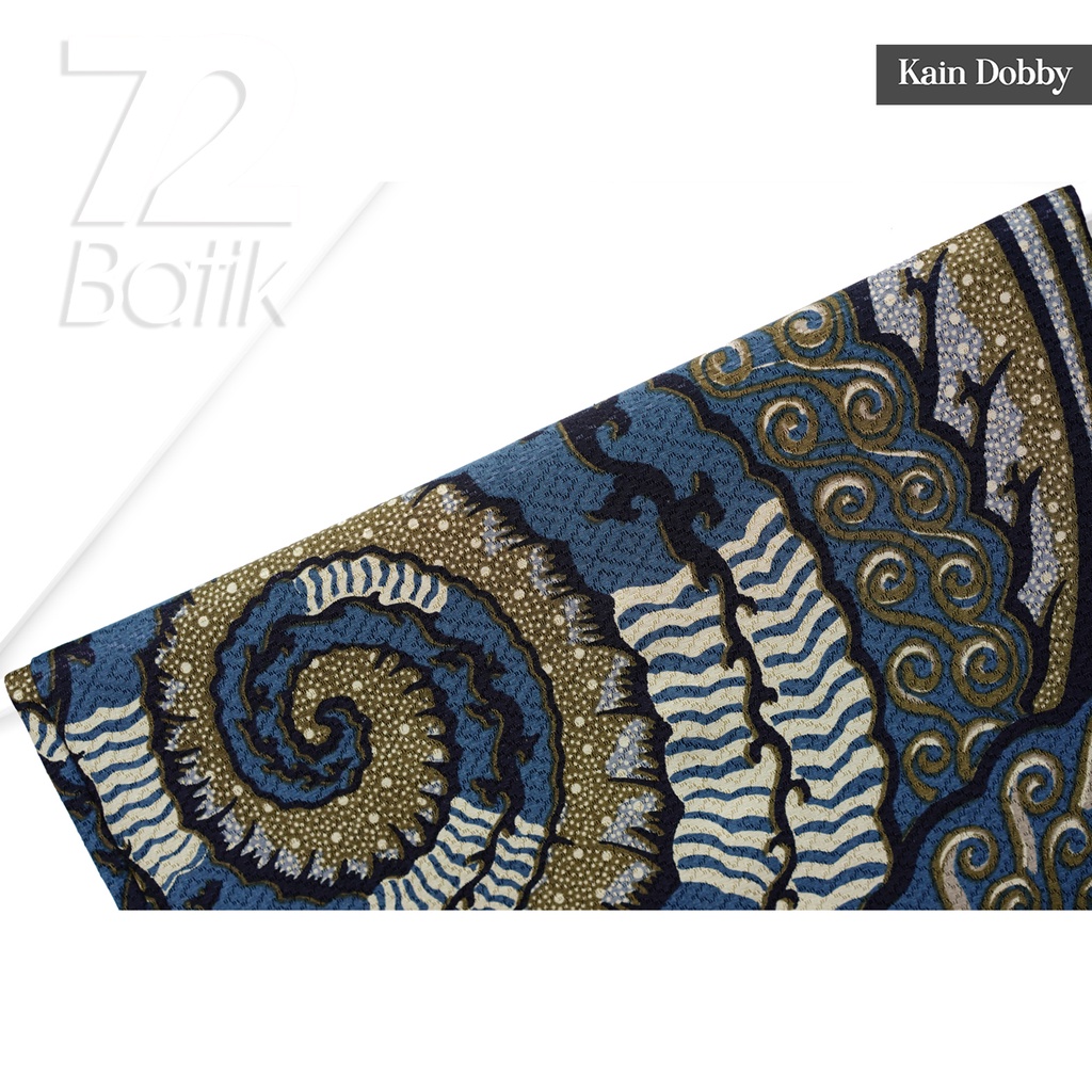 Jual KAIN BATIK PREMIUM Bahan Dobby Motif Tentaken Warna Hijau Dongker ...