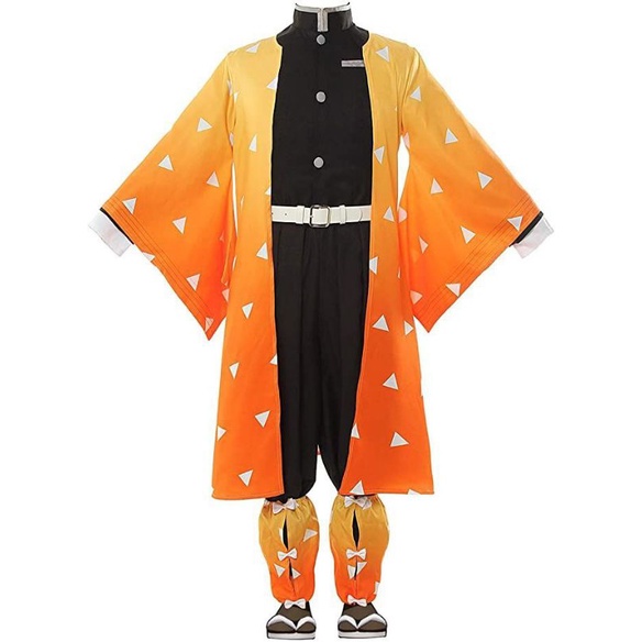 Jual KAIN COSPLAY Kimetsu no Yaiba | Zenitsu Agatsuma Haori | Shopee ...