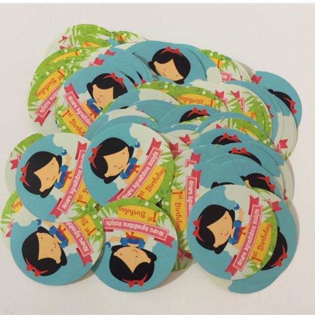 Jual 30pcs Sticker bulat ukuran 5cm | Shopee Indonesia
