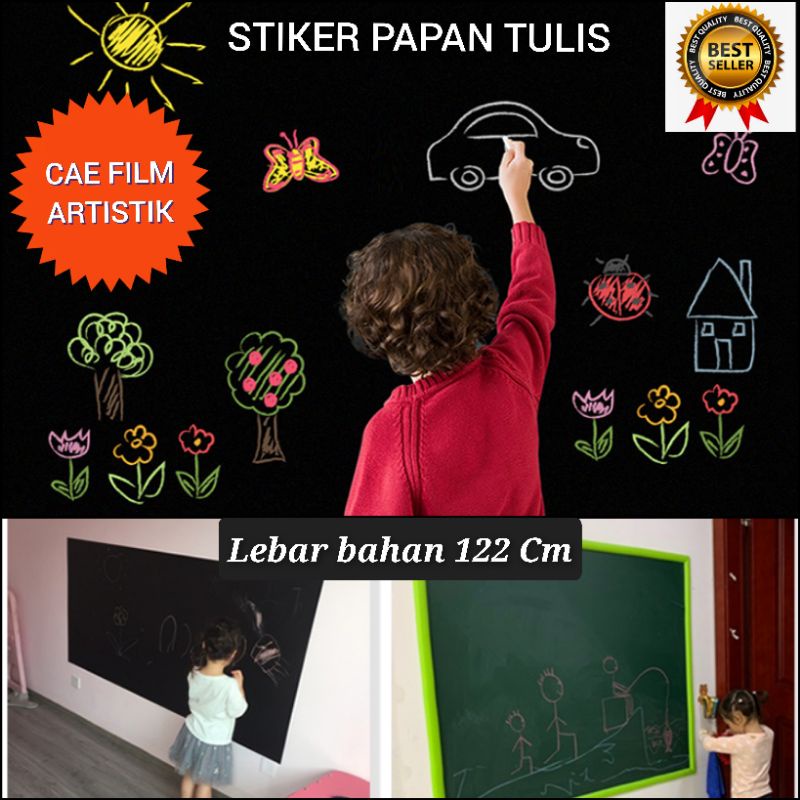Jual Wallpaper Sticker Papan Tulis Hitam Kapur Blackboard Tempel ...