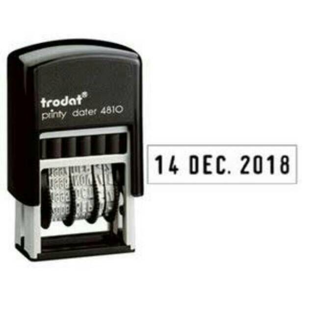 Jual STEMPEL TRODAT TANGGAL BULAN TAHUN/ DATER / TRODAT DATER 4810 1000 ...