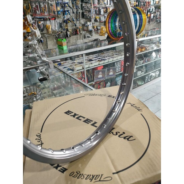Jual Velg takasago excel Asia ring17 ukuran 120 titanium | Shopee Indonesia