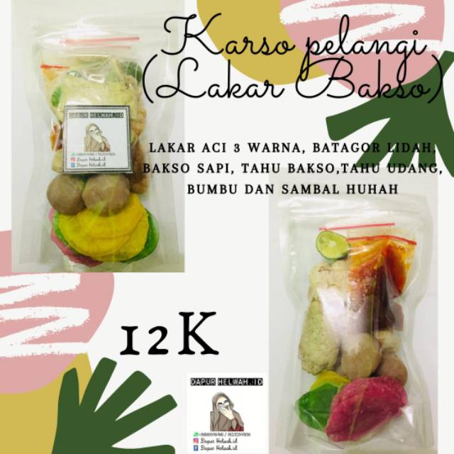 Jual Karso Pelangi ( Lakar Bakso ) | Shopee Indonesia