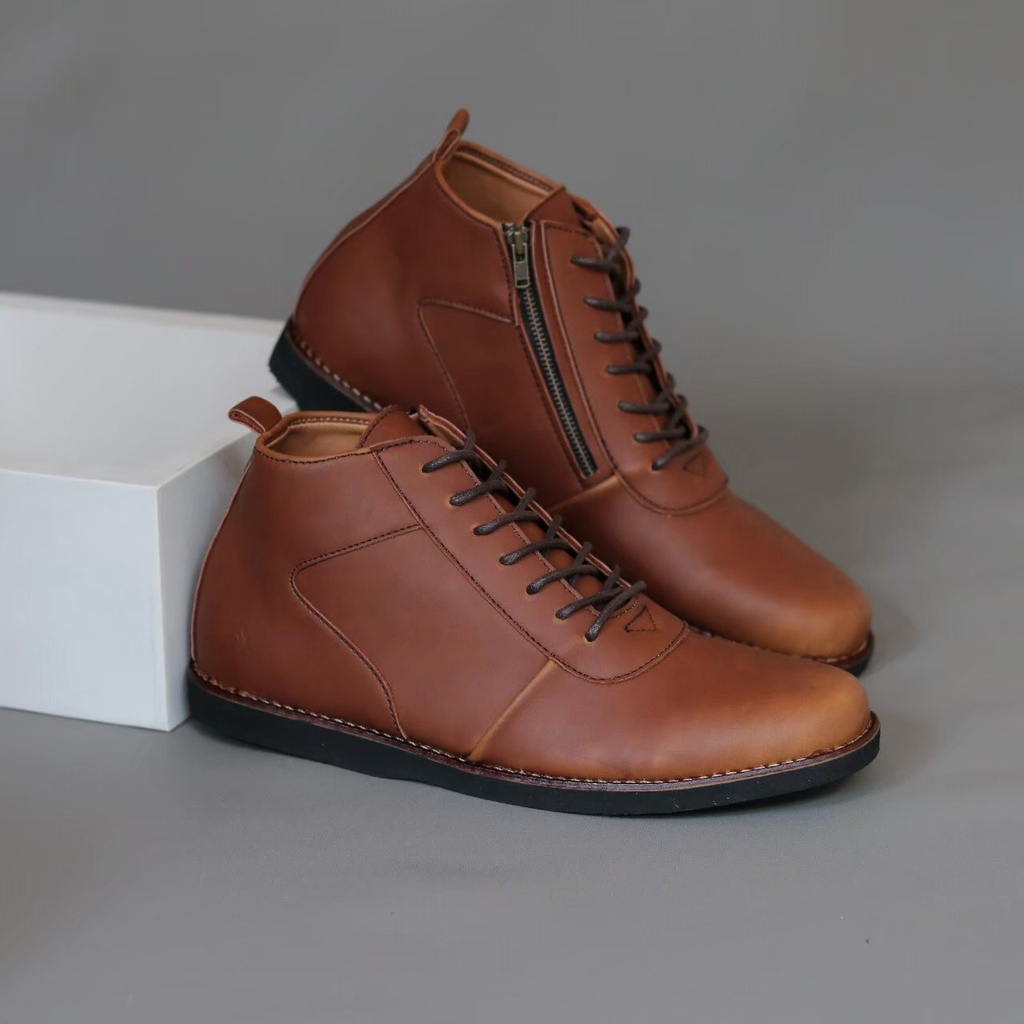 Jual Sepatu Heroes Ragnar Zipper Original Boots Pria Casual Formal ...