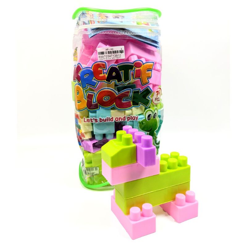 Jual Mainan Edukasi Blocks Bricks 132pcs Balok Susun/ Building Block ...