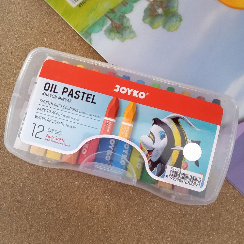 Jual Crayon/Krayon/Oil Pastel Joyko (Isi 12) | Shopee Indonesia