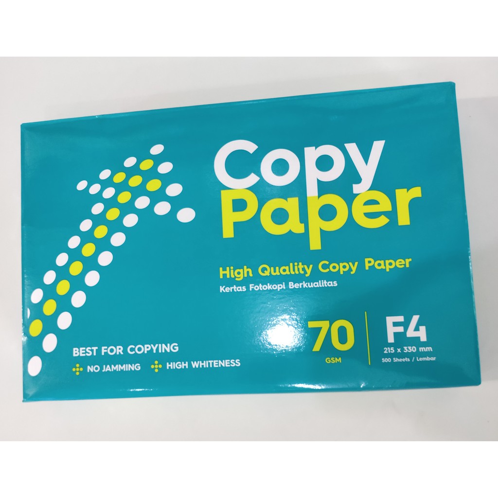 Jual KERTAS HVS F4 FOLIO 70GR COPY PAPER / KERTAS FOTO COPY F4 FOLIO 70GR (MEREK NATURAL ...