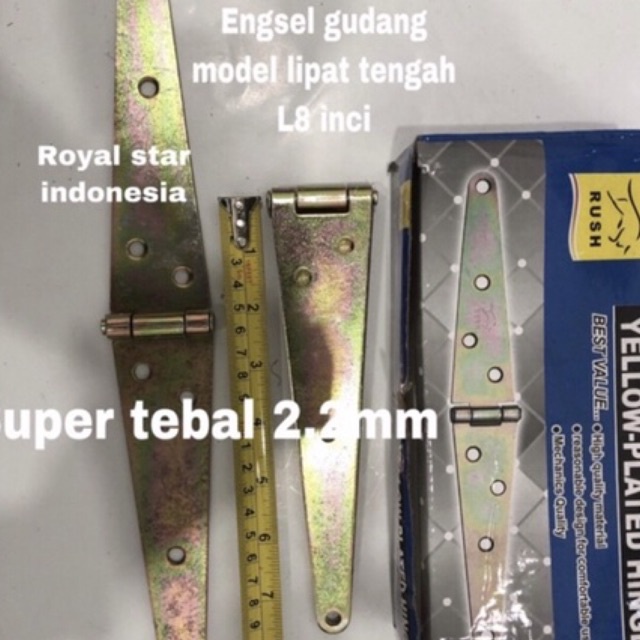 Jual HARGA 1 buah ya // Engsel L8”inci 20cm engsel pintu gerbang gudang ...