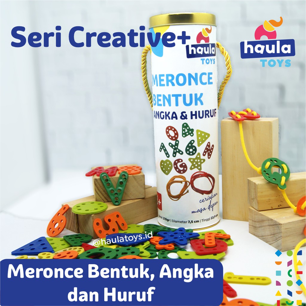 Jual HAULA TOYS || Mainan Edukasi, Mainan Meronce, Seri Creative Plus ...
