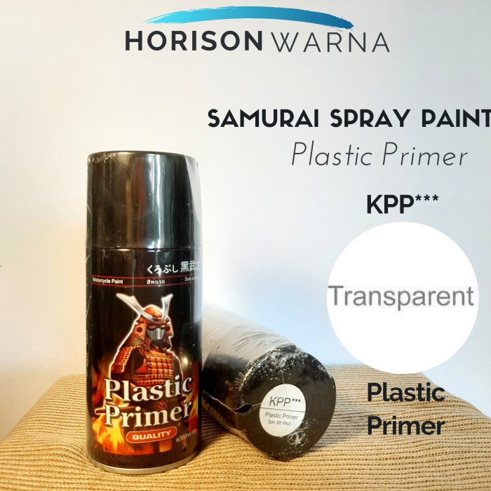 Jual Pilox Cat semprot SAMURAI PAINT - PLASTIC PRIMER KPP*** 300 ml cc ...