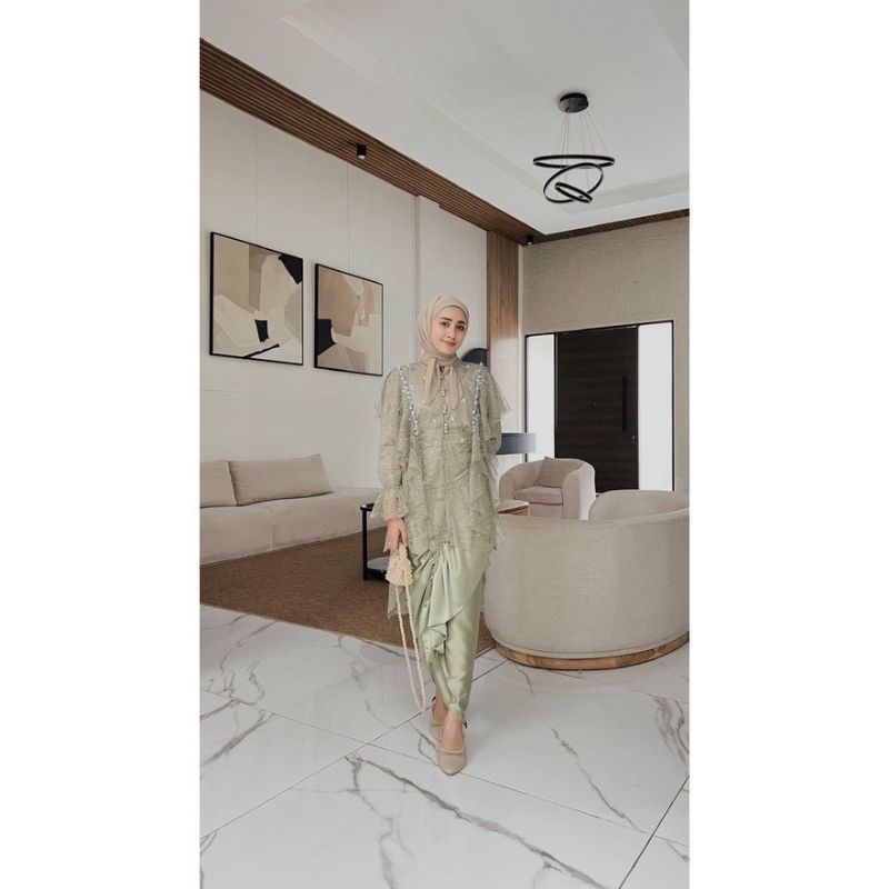 Jual (SEWA KEBAYA SAGE WISUDA LAMARAN FULLSET) Primrose Sage by Jaleela ...