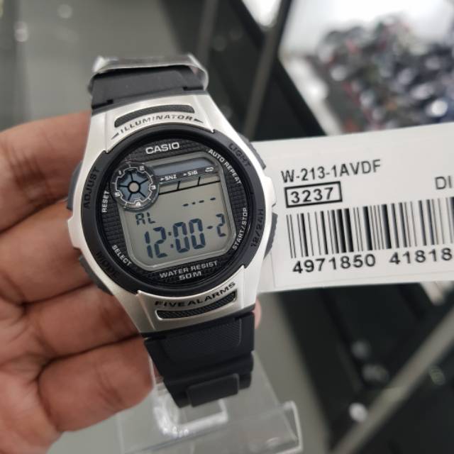 Jual Jam Tangan Casio W-213-1AVDF Original Garansi Resmi | Shopee Indonesia
