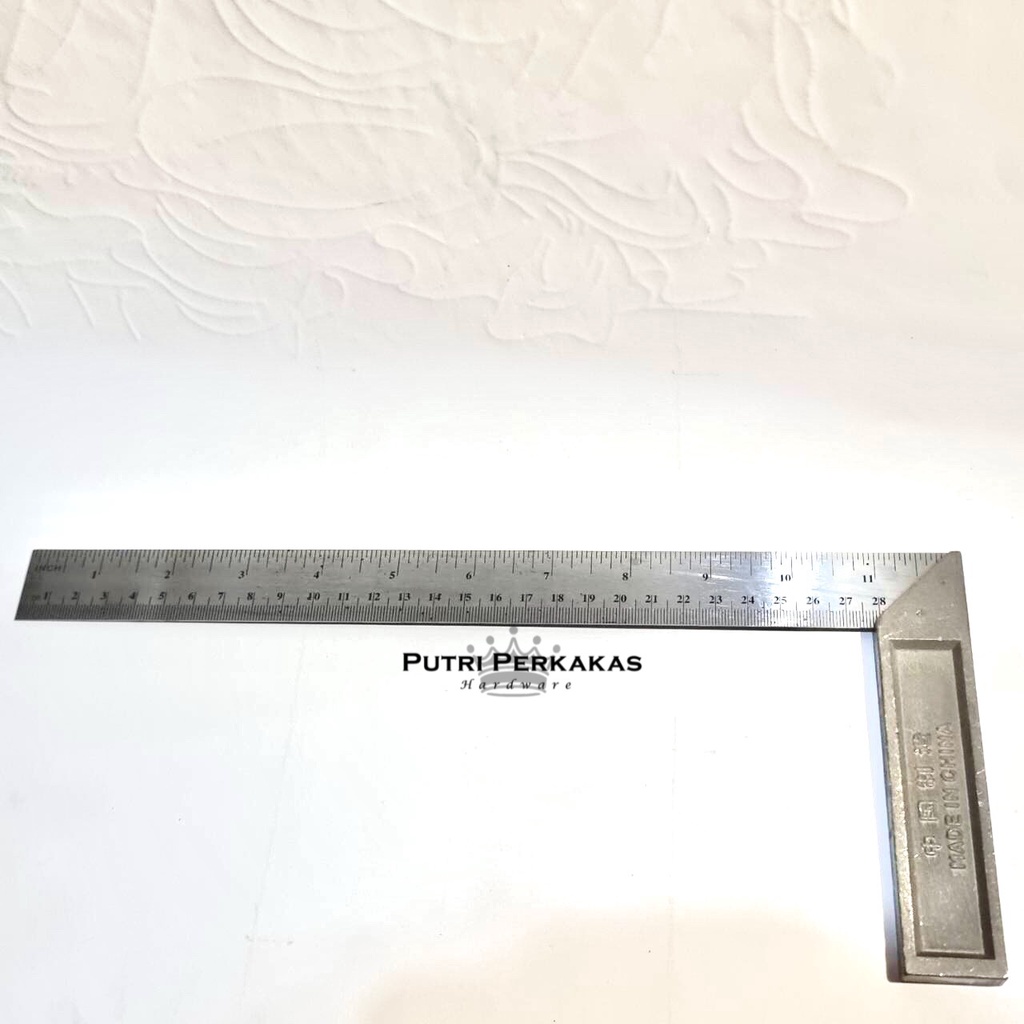 Jual Penggaris Siku Tukang Bison 10 in & 12 in | Shopee Indonesia