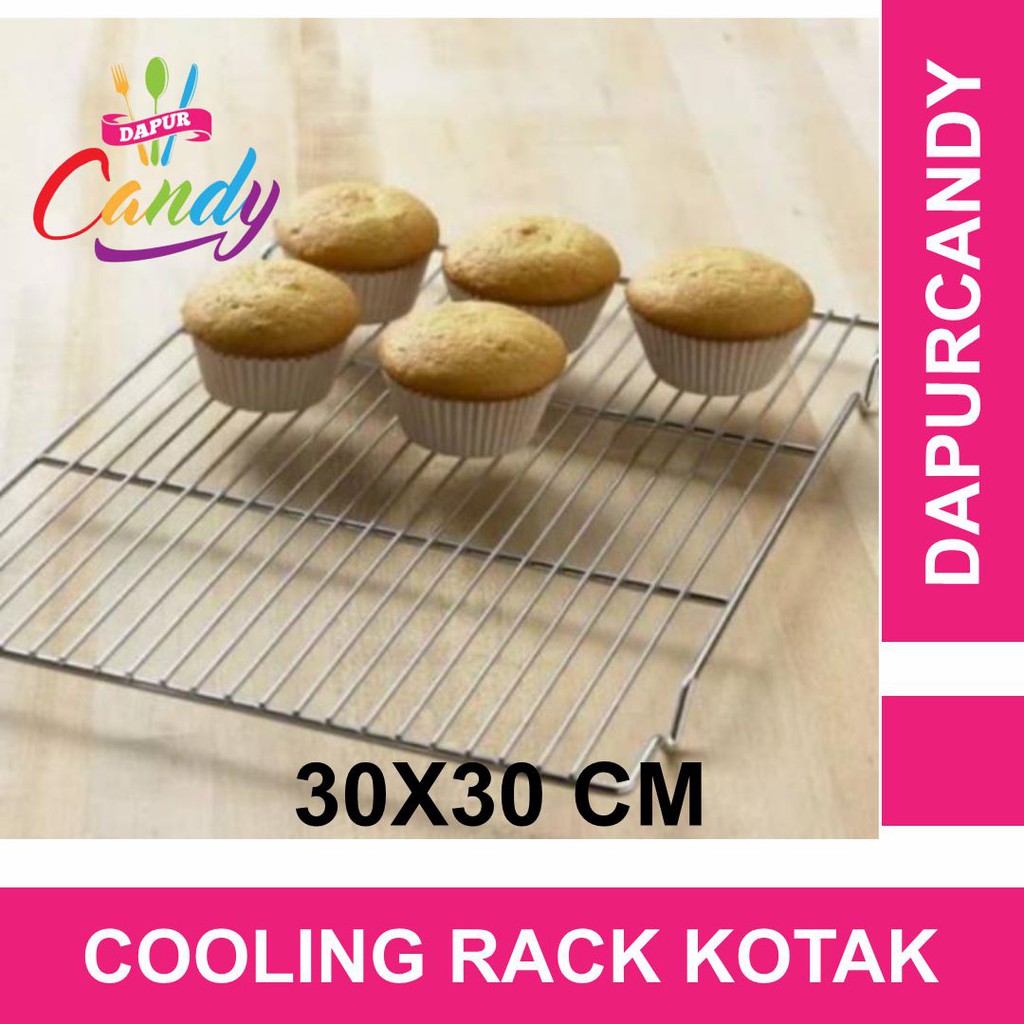 Jual DapurCandy - Cooling rack - Rak Pendingin KOTAK 30x30Cm | Shopee ...