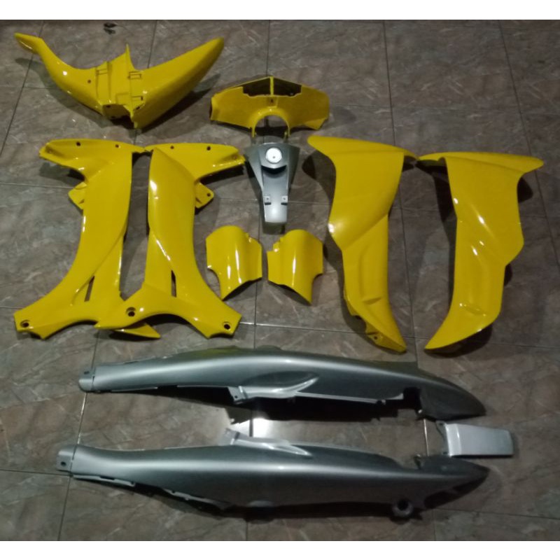 Jual body jupiter z lama full set body halus jupiter lama kuning silver ...
