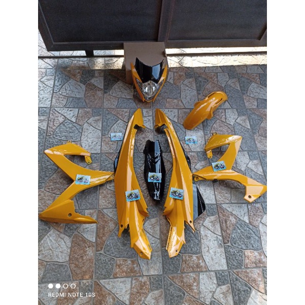Jual Cover Body Satria Fu Facelift Fl Fullset Halus Warna Kuning Bisa ...
