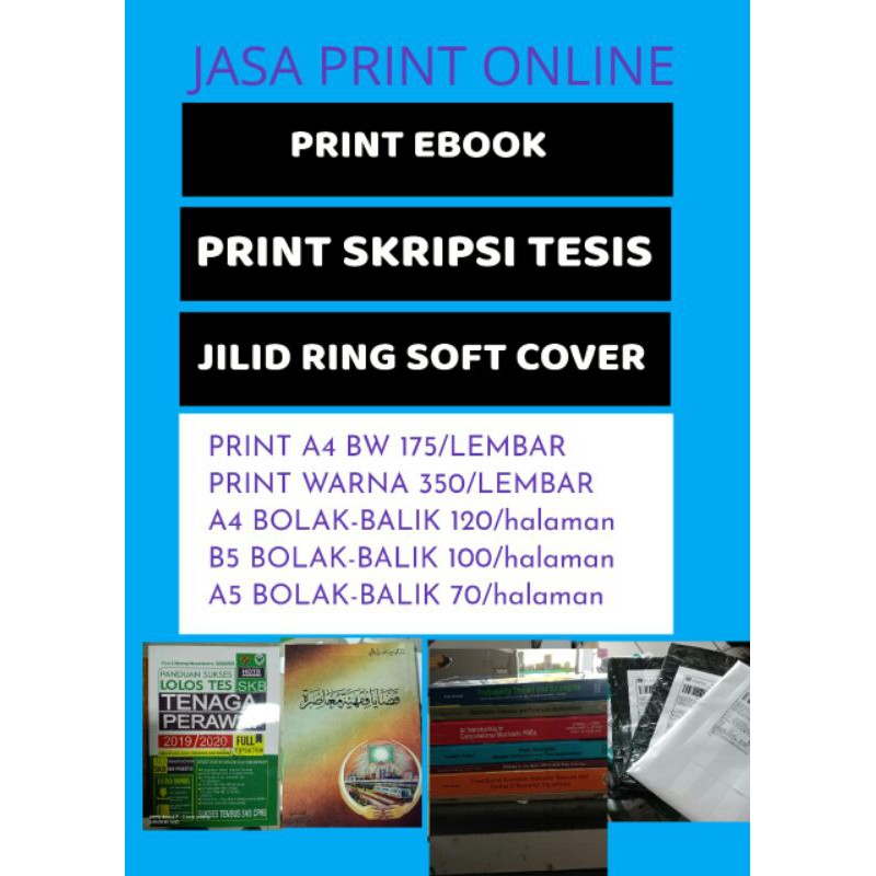 Jual JASA PRINT/CETAK DOKUMEN, SKRIPSI, MAKALAH, SOAL, PROPPSAL, PRINT ...