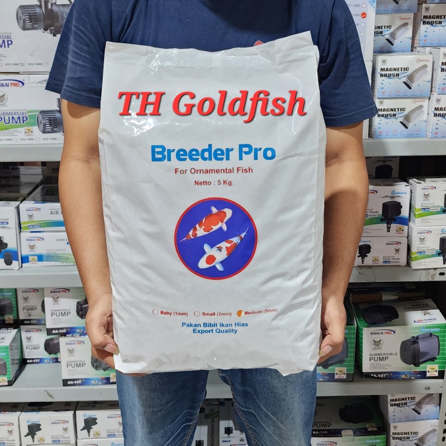 Jual Breeder Pro Medium (5 mm) 5 kg Floating Makanan Pakan Ikan Koi ...