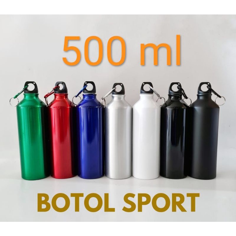 Jual botol sport 500 ml stainless ( ada 2 harga dengan dus dan tanpa ...