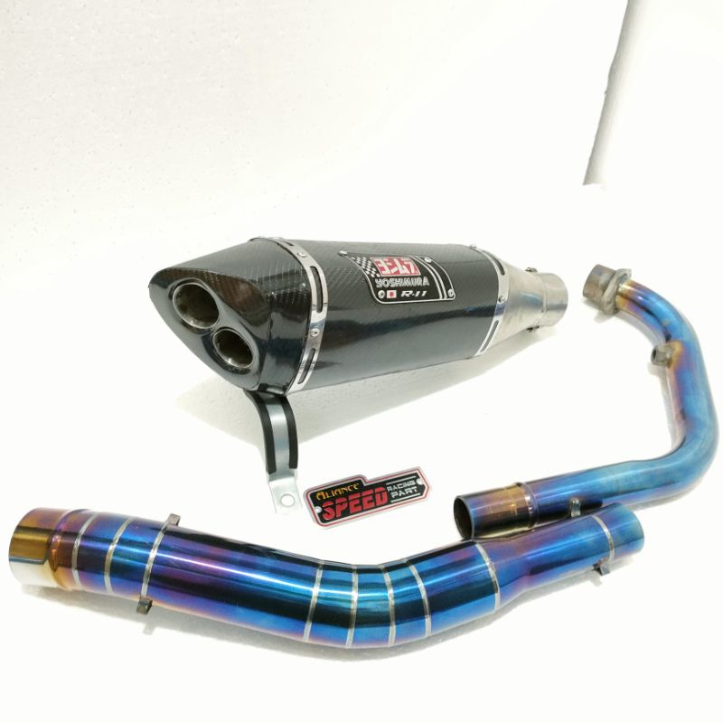 Jual Knalpot Yoshimura R11 FREE PEREDAM CBR 150R CB150R R15 V2 R15 V3 VIXION BYSON GSX TIGER ...