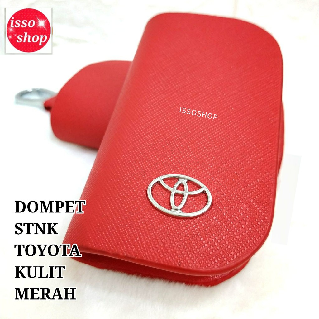Jual Dompet STNK Toyota Kulit Merah/Dompet STNK/Dompet STNK Kulit Logo ...