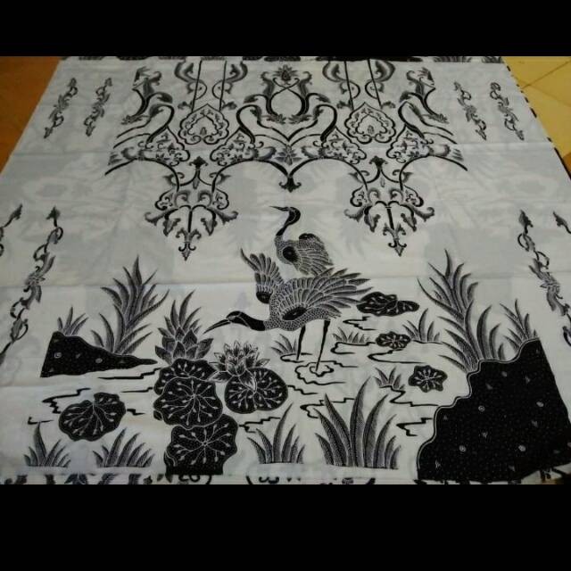 Jual Kain batik motif burung kuntul | Shopee Indonesia