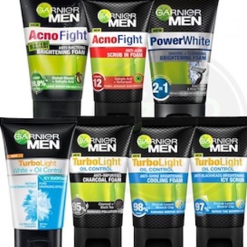 Jual Garnier Men Facial wash / Garnier men Facewash 100ml | Shopee Indonesia