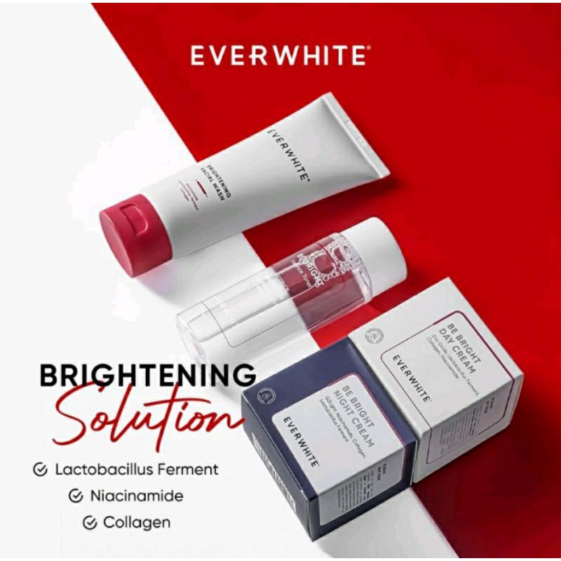 Jual Everwhite be bright Brightening series (paket Brightening ...